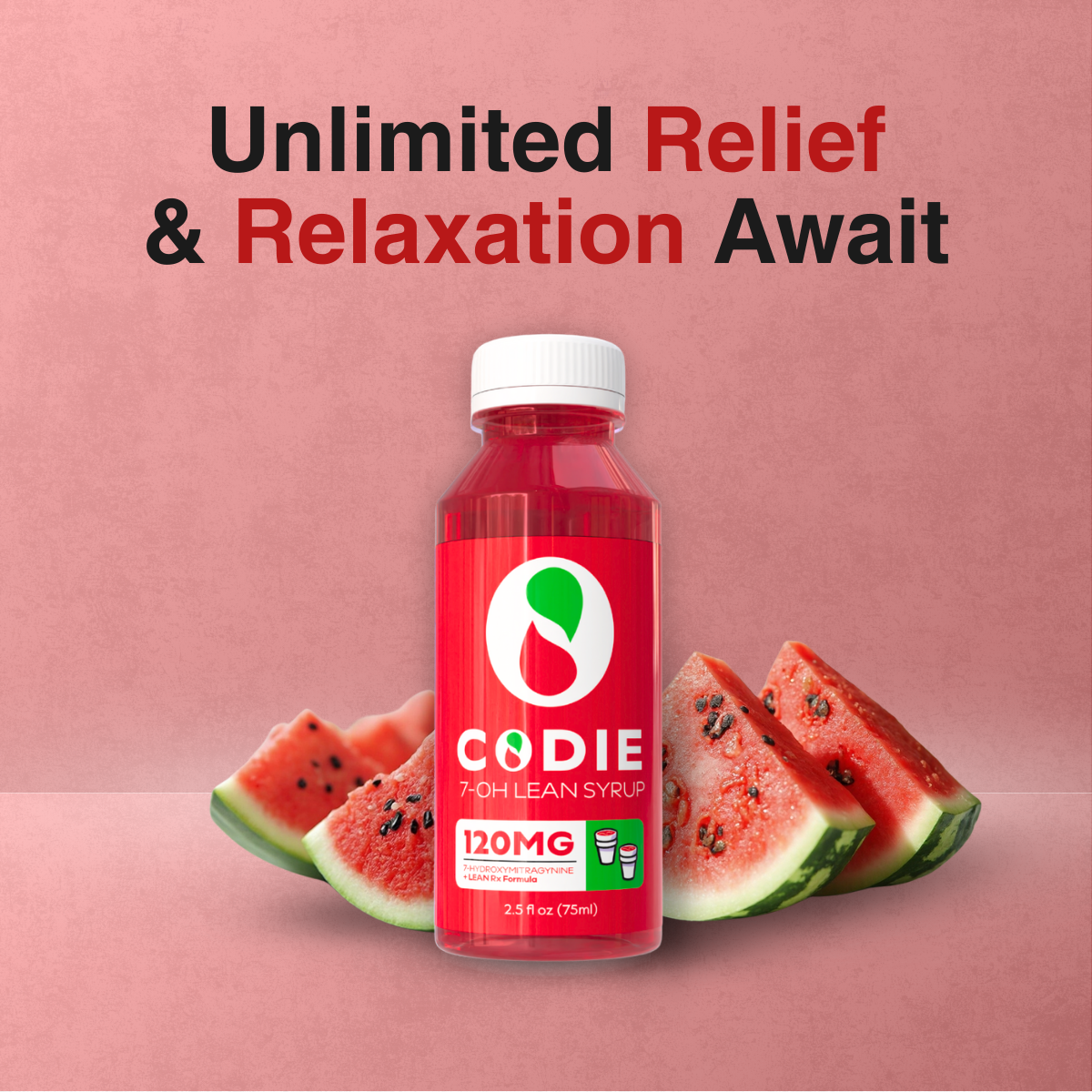 Codie Watermelon Lean - 120mg Nano 7-OH – Codie Labs